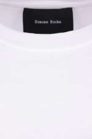 Simone Rocha Ribbon Rosette Print T-shirt