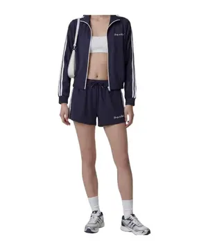 SPORTY  RICH Sporty & Rich Embroidered Logo Shorts