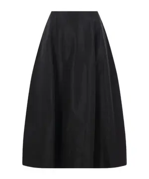 Simone Rocha Taffeta Circle Midi Skirt