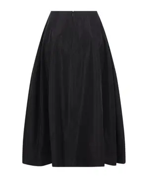 Simone Rocha Taffeta Circle Midi Skirt