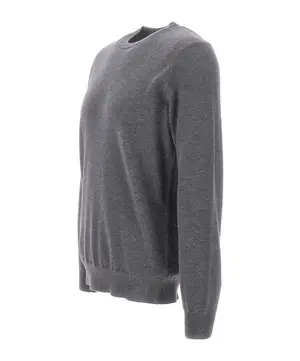 KANGRA Ribbed Trim Knitted Sweater