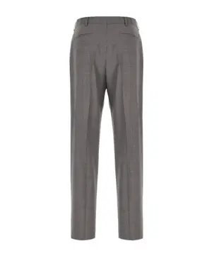 Paul Smith Embroidered Wool Tailored Trousers