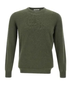 KANGRA Long-sleeved Sweater - Green