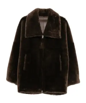 BLANCHA Long-sleeved Fur Jacket