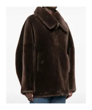 BLANCHA Long-sleeved Fur Jacket