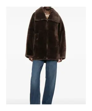 BLANCHA Long-sleeved Fur Jacket