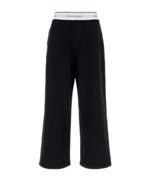 Dsquared2 Elastic-waist Athletic Pants - Black