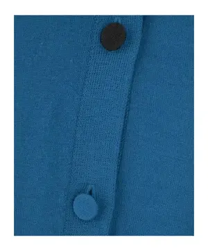 Paul Smith Cerulean Wool Blend Cardigan