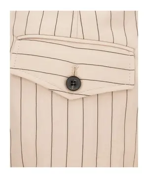 Paul Smith Embroidered Viscose Blend Pants