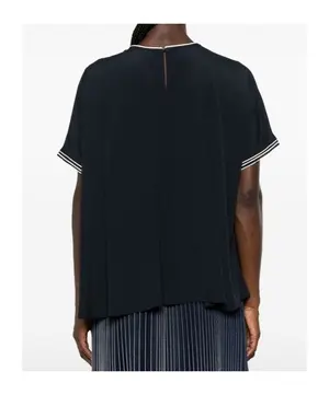 Fabiana Filippi Striped Trim T-shirt