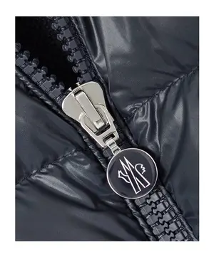 Moncler Padded Zip-up Sweatshirt With Terry Logo Patch