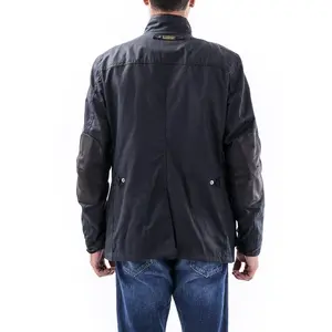 Barbour Navy Blue Lapel Military Jacket