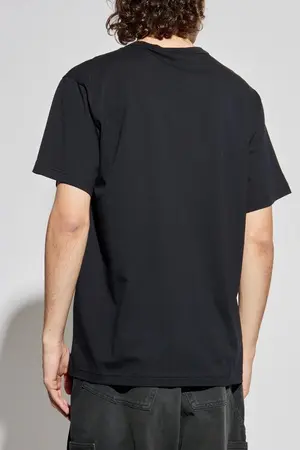 Versace Logo Printed Crewneck T-shirt