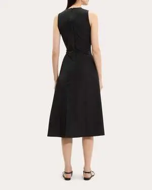 Theory Asymmetric Ruched Tank Dress