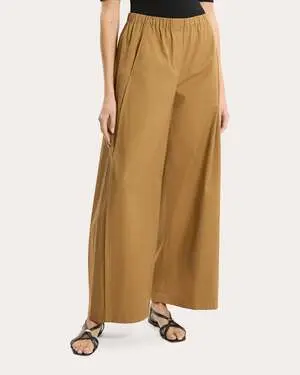 Theory Cotton Curved Parachute Pants