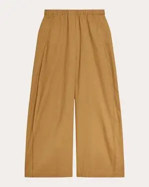 Theory Cotton Curved Parachute Pants