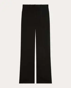 Theory Satin Slim Straight-leg Pants
