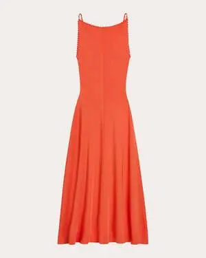 Theory Knit Crochet Boatneck Dress