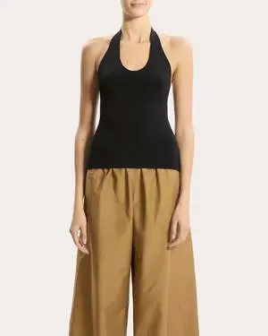 Theory Knit Halter Tank Top