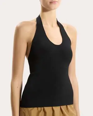 Theory Knit Halter Tank Top