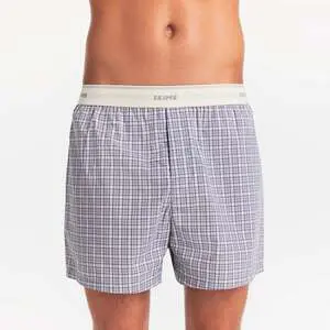 SKIMS Logo Band Boxer | Green | | Cotton Poplin