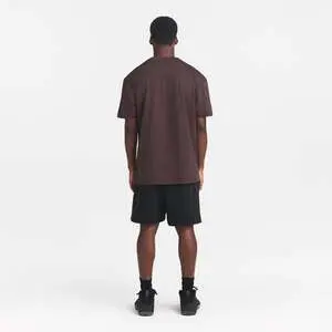 SKIMS Relaxed T Shirt | Deep Neutral | | Heavyweight Cotton - Raisin