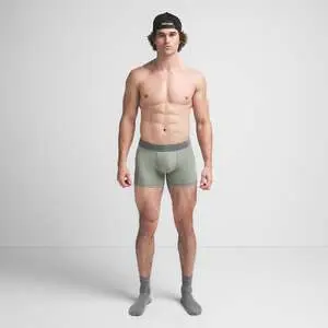 SKIMS 3" Boxer Brief 3 Pack | Grey | | Cotton - Stone Multi