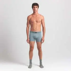 SKIMS 3" Boxer Brief | Blue | | Cotton - Sky
