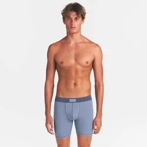 SKIMS 5" Boxer Brief 5 Pack | Blue | | Cotton