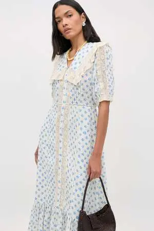 Rixo Edina Seville Floral Cream Regular