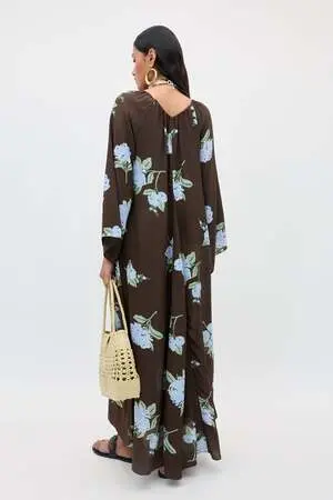 Rixo Lianne Peonies Scatter Dress