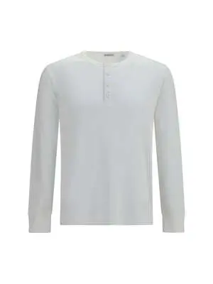 Burberry Long-sleeve Cotton Top - White