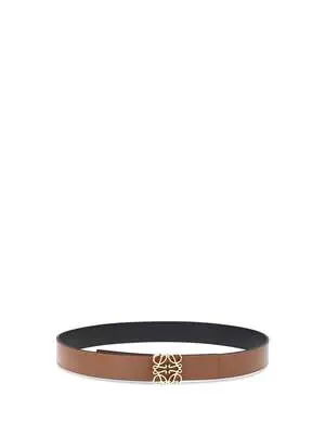 Loewe Anagram Reversible Belt - Brown