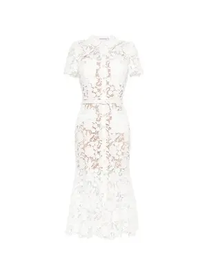 SELF-PORTRAIT Lace Midi Dress