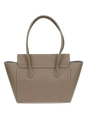 ROUNN Felice Flap Leather Tote Bag