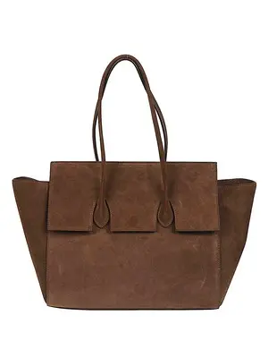 ROUNN Felice Flap Leather Tote Bag
