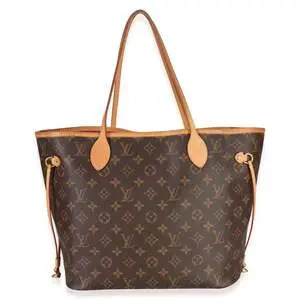 LOUIS VUITTON Monogram Canvas Neverfull Mm Tote Bag