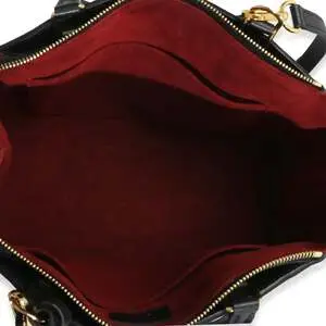 LOUIS VUITTON Monogram Giant Empreinte Petit Palais Shoulder Bag - Black