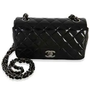 Chanel Quilted Patent Flap Bag