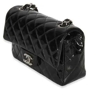 Chanel Quilted Patent Flap Bag