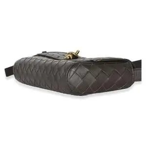 Bottega Veneta Fondant Nappa Leather Andiamo Crossbody Bag - Brown