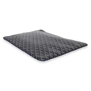Goyard Navy Goyardine Canvas Senat Pouch Gm