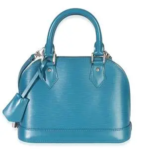 LOUIS VUITTON Epi Leather Alma Bb Top Handle Bag - Blue