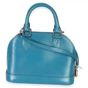 LOUIS VUITTON Epi Leather Alma Bb Top Handle Bag - Blue