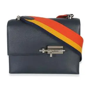 Hermès Hermès Epsom Verrou 23 Shoulder Bag With Clasp Blue