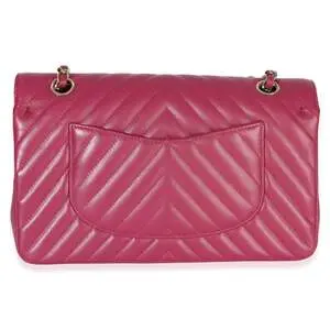 Chanel Classic Double Flap Shoulder Bag - Pink