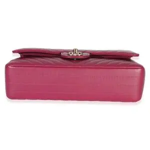 Chanel Classic Double Flap Shoulder Bag - Pink