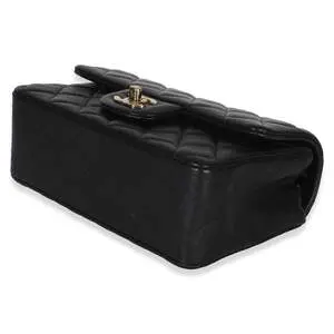 Chanel Quilted Lambskin Rectangular Flap Bag - Black