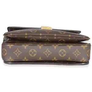 LOUIS VUITTON Monogram Canvas Pochette Metis Shoulder Bag - Brown