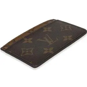 LOUIS VUITTON Reverse Monogram Card Holder - Brown